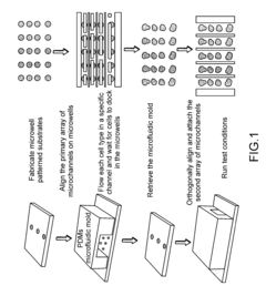 Photocrosslinkable hydrogels enabling spatial patterning of multiple cell types in a single chip